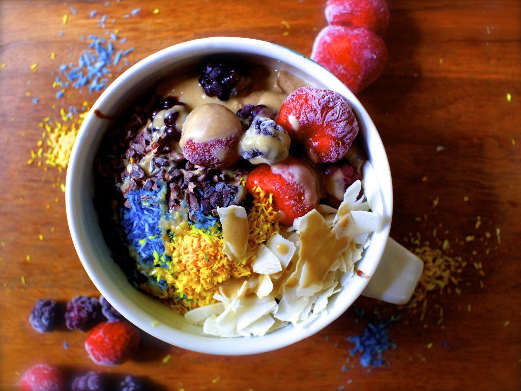 Avocado, Chia and Hemp Cream Pudding With Chaga - Shoku Iku