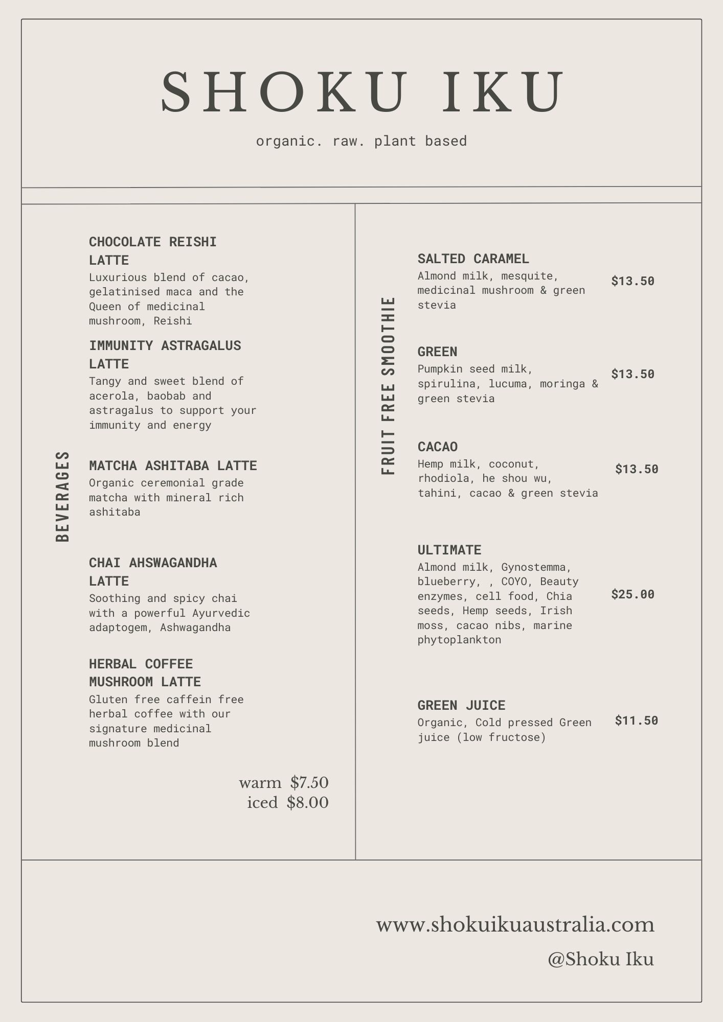 Shoku Iku pop up - Shoku Iku