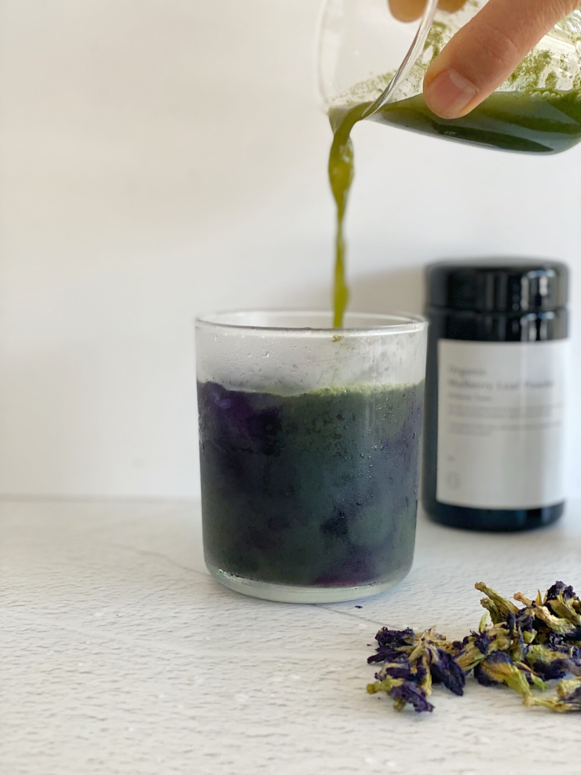 Butterfly Pea Flower and Mulberry leaf Lemonade Recipe